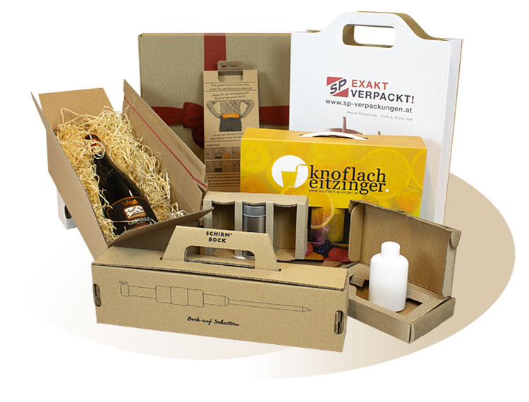 Verpackungen, Maßkartons, Schachteln, Kartonagen, Versand-Karton